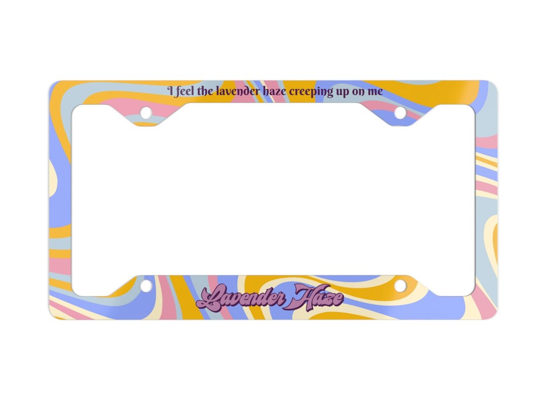 Midnights Inspired Metal License Plate Frames 5 Versions Swiftie Car ...