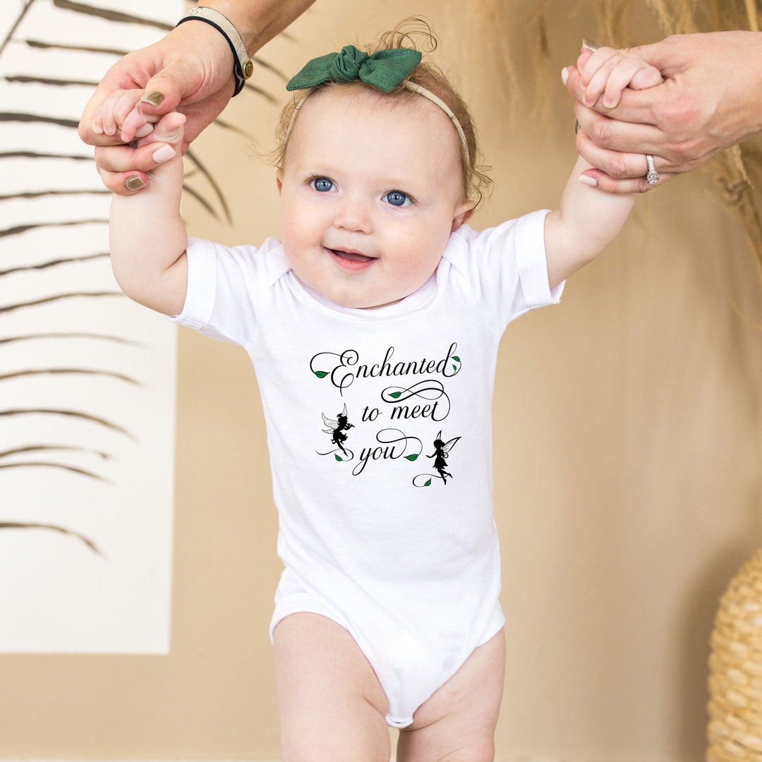 Enchanted to Meet You With Fairies Baby Bodysuit Baby Swiftie Bodysuit ...