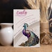 Editable Peacock Birthday Invitation, Any Age for Her, Green & Purple ...