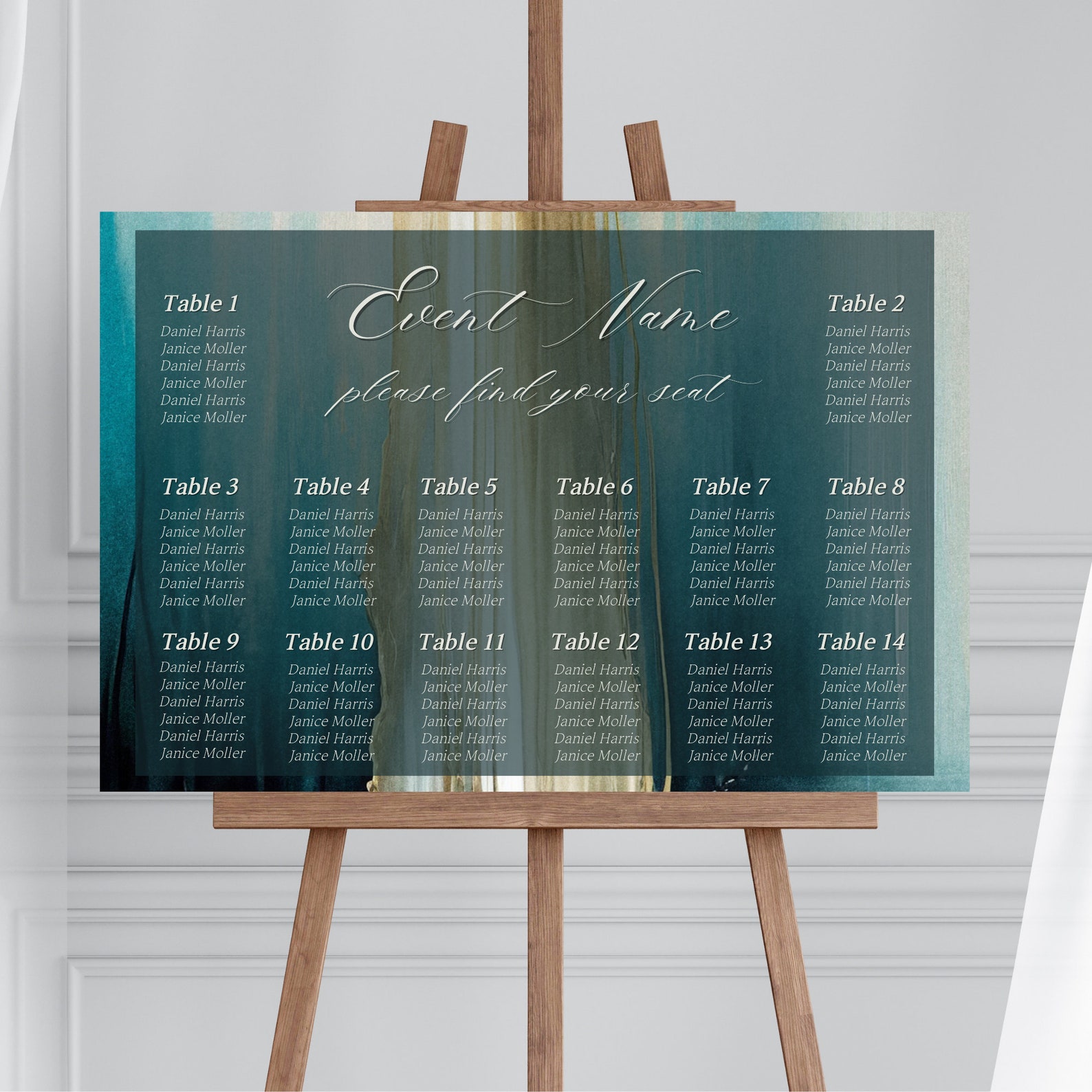 Seating Chart, Wedding Seat Plan, Find Your Seat Sign, Custom Sign ...
