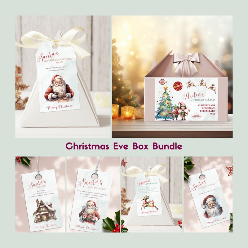 Reindeer Dust Labels - Etsy