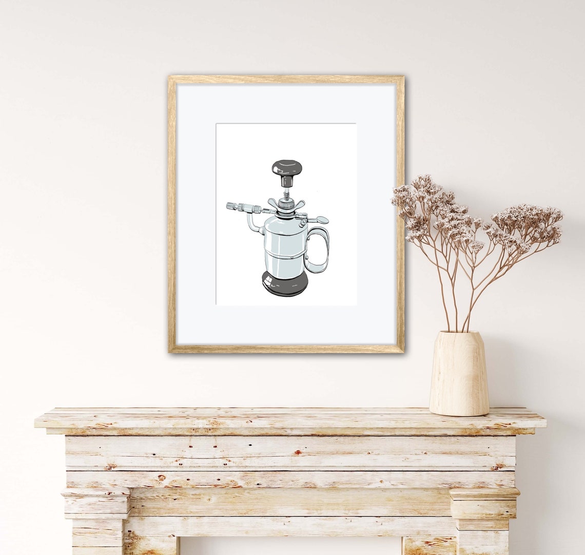 Dahlia Sprayer Art Print - Etsy