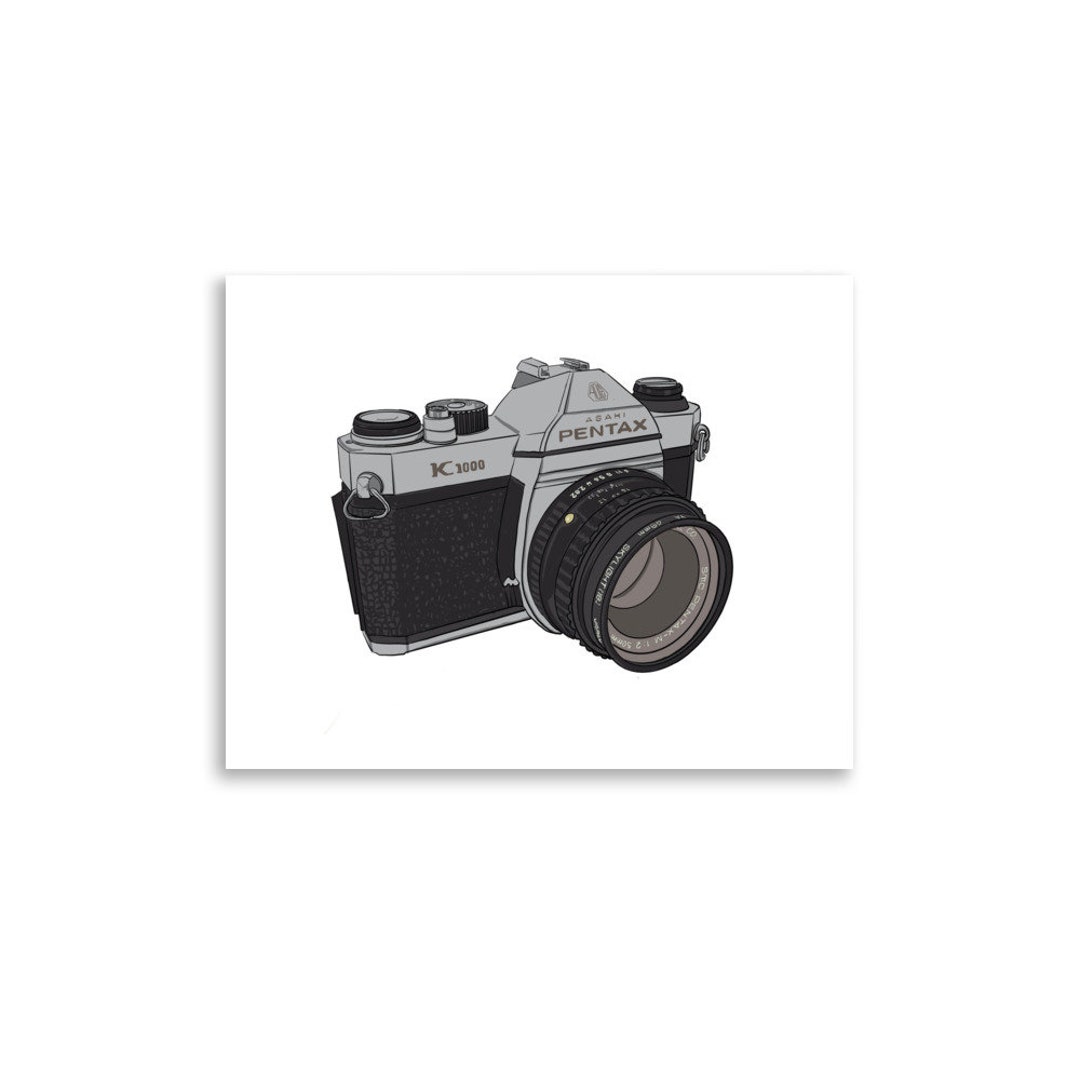 Pentax Film Camera Art Print - Etsy