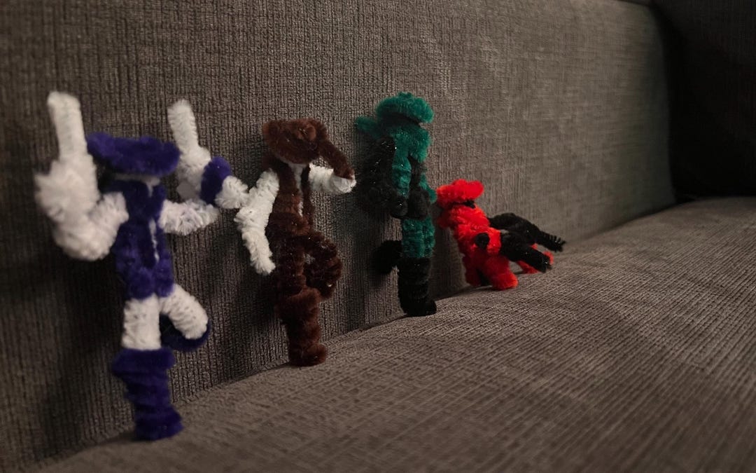 Pipe Cleaner Cowboy Figurine - Etsy