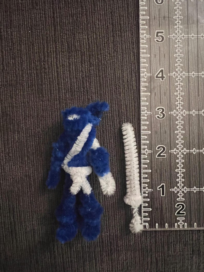 Pipe Cleaner Ninja Figurine - Etsy