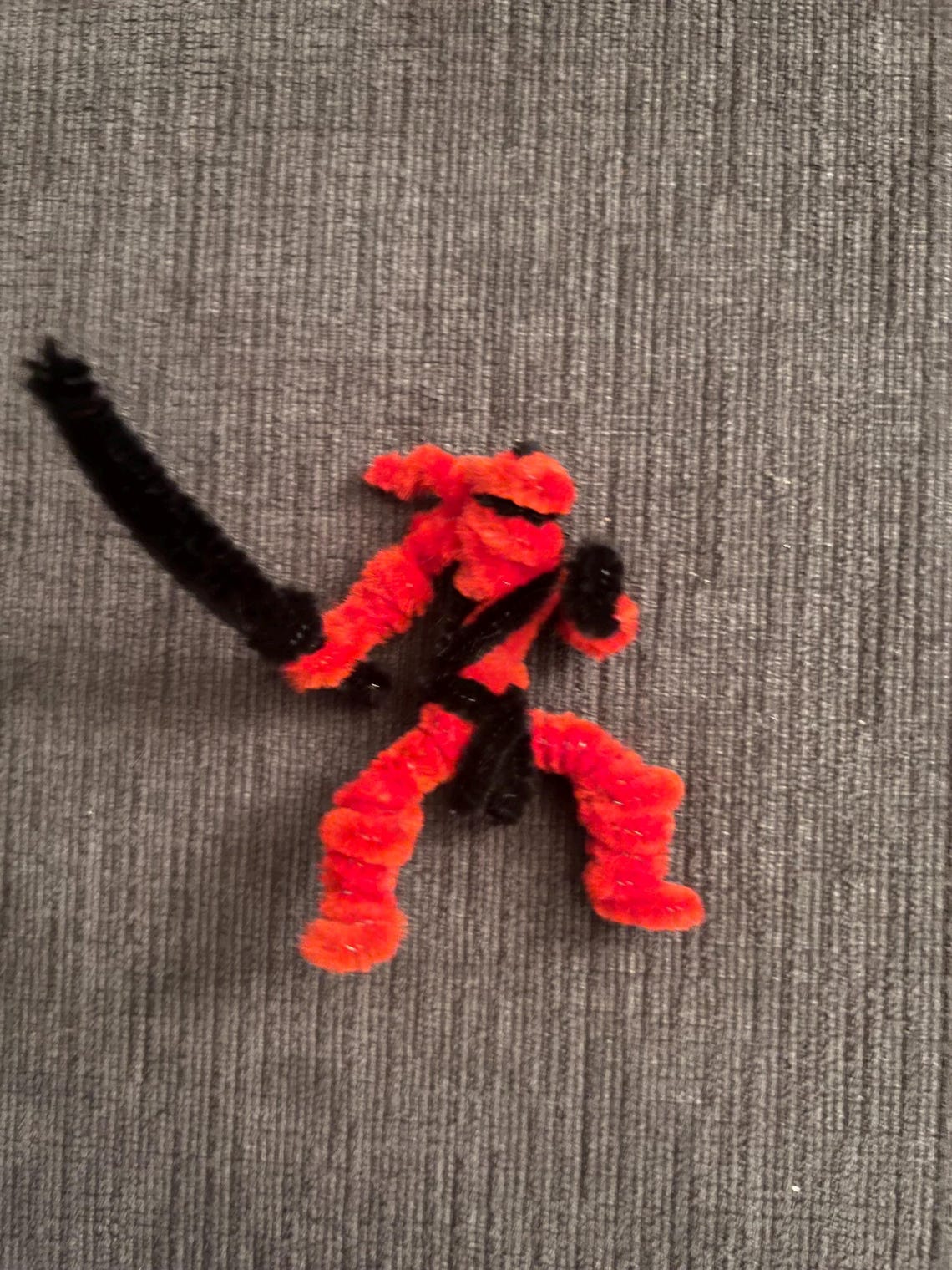 Pipe Cleaner Ninja Figurine - Etsy