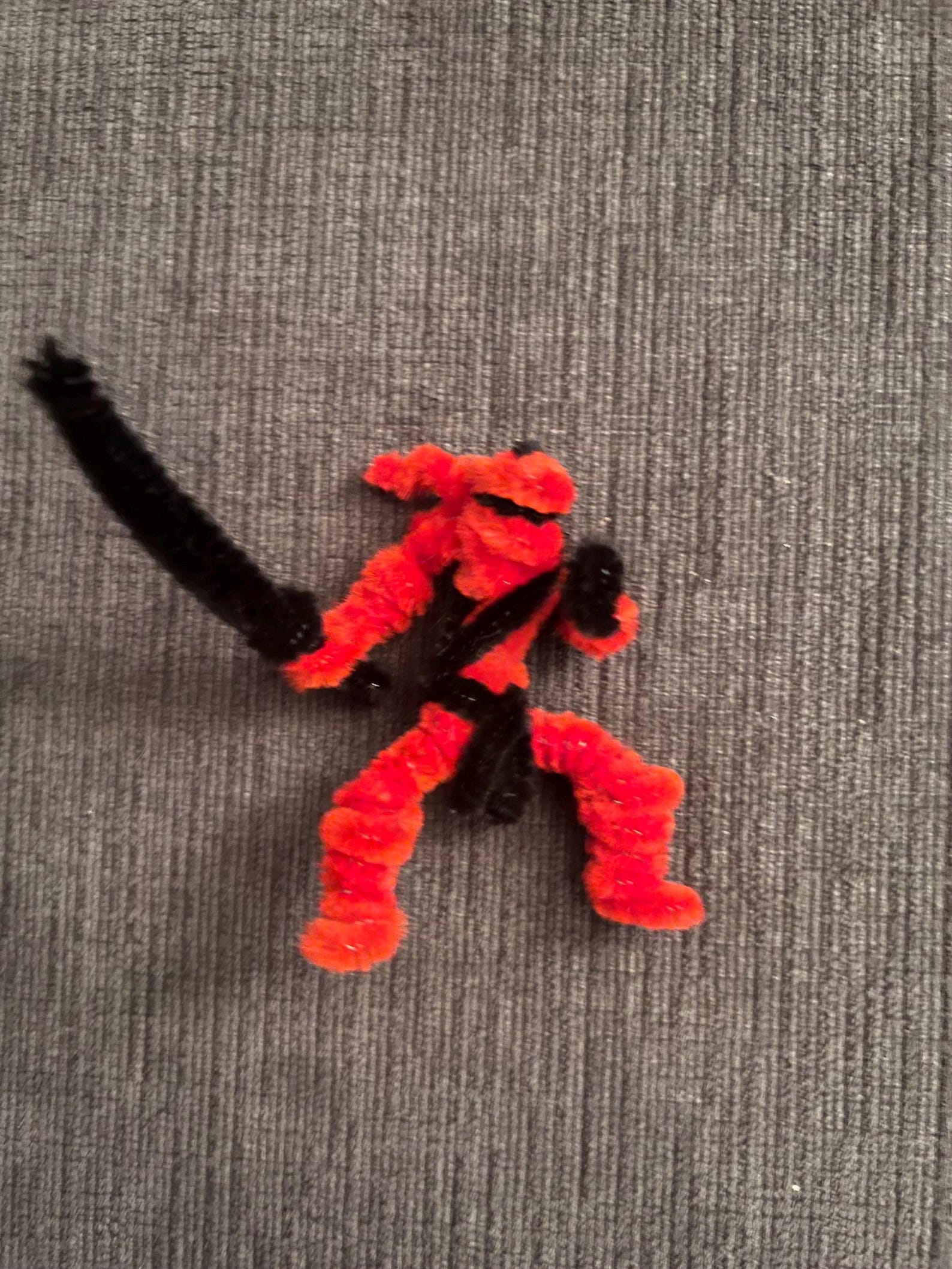 Pipe Cleaner Ninja Figurine - Etsy