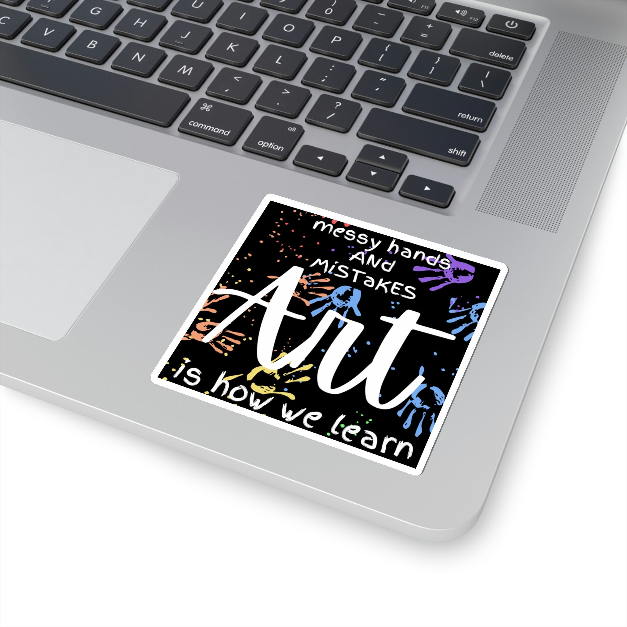 Messy Hands and Mistakes Kiss-cut Stickers - Etsy