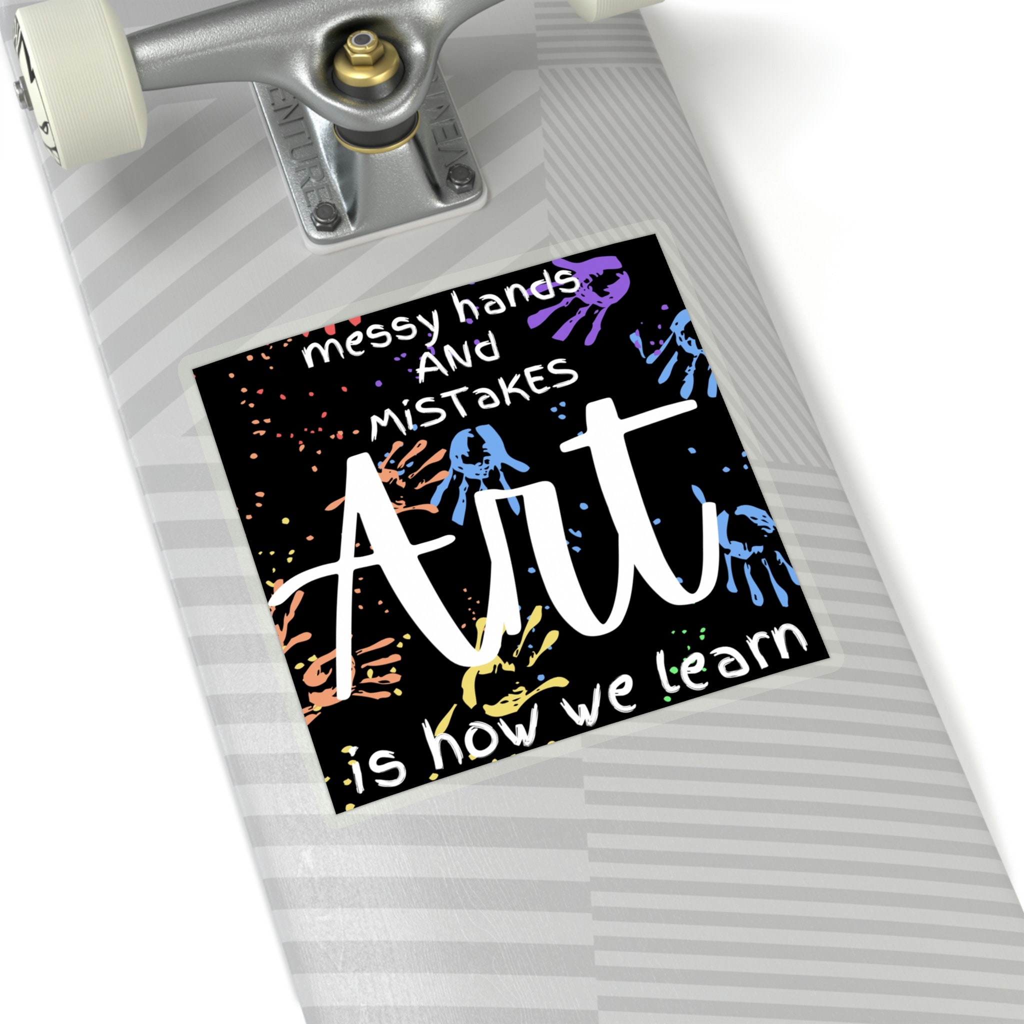 Messy Hands and Mistakes Kiss-cut Stickers - Etsy