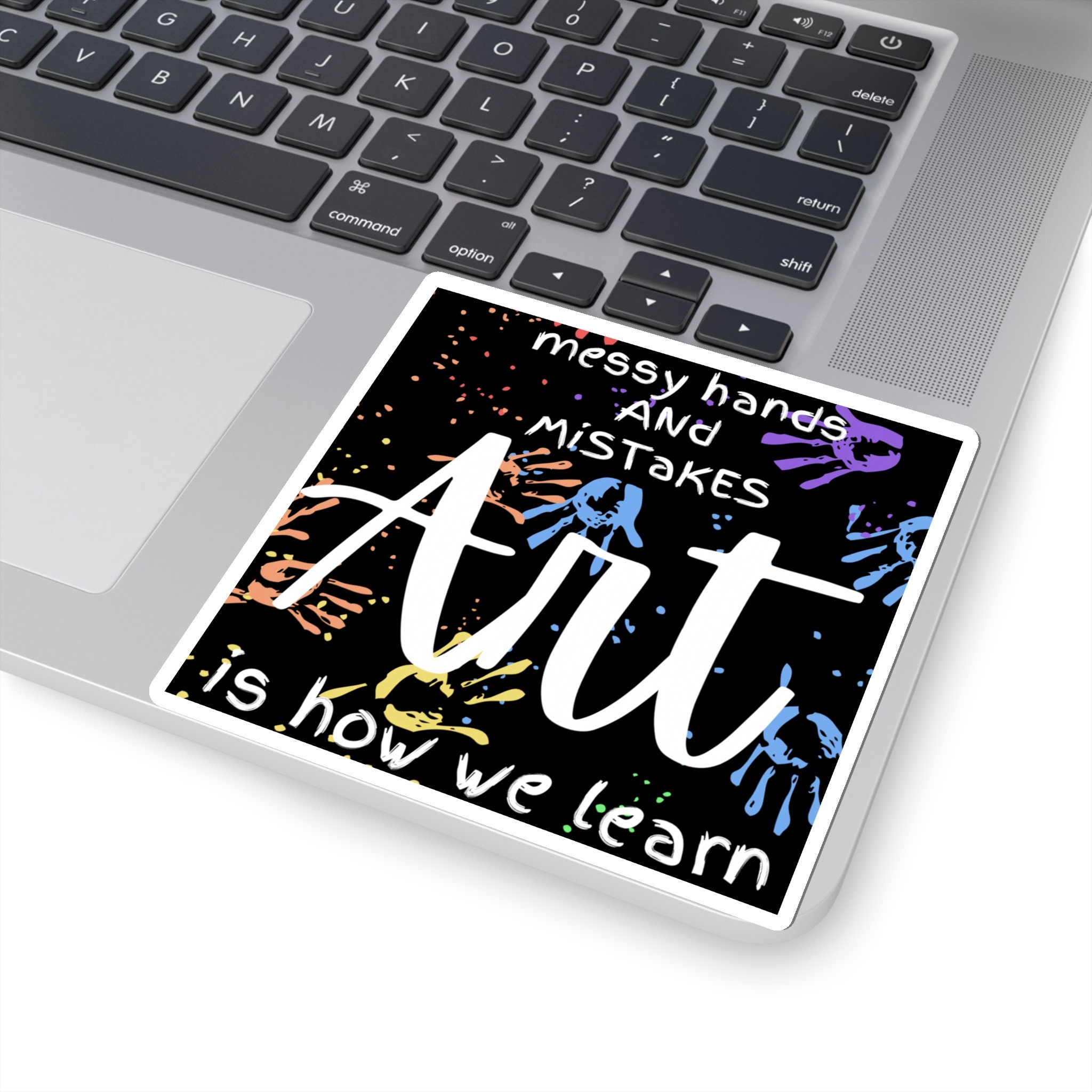 Messy Hands and Mistakes Kiss-cut Stickers - Etsy