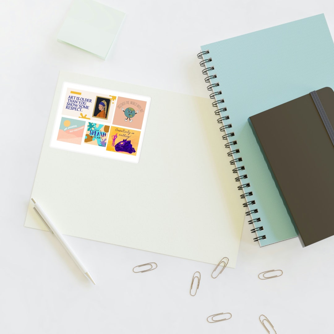 Aad Art Teacher Designs Sticker Sheets - Etsy