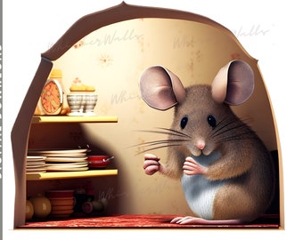 Realistic Cat Wall Hole Decal Digital Download Cat - Etsy