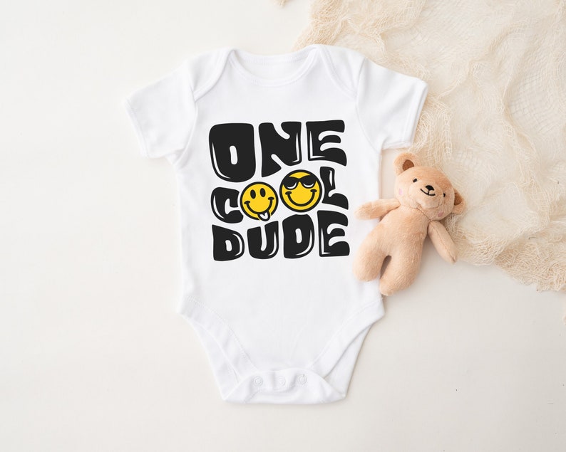 One Cool Dude Onesie®, Trendy Baby Boy Gift - Etsy