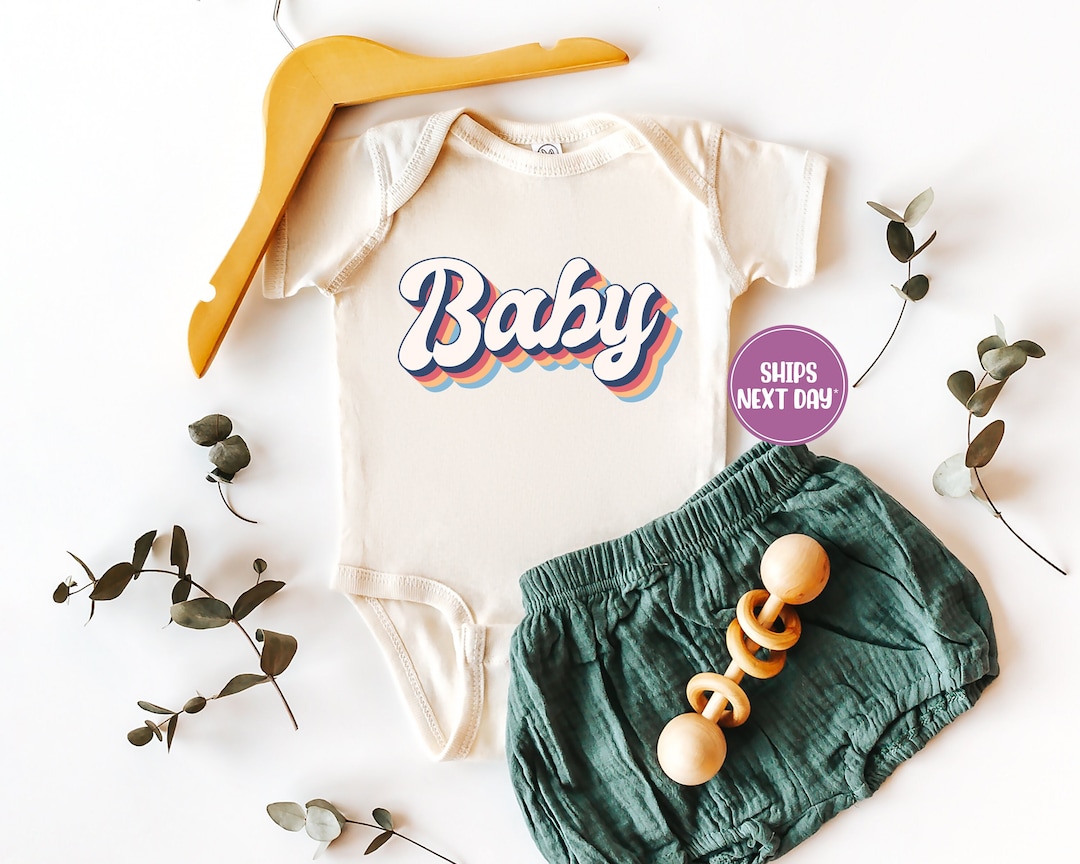 Retro Baby Onesie®, Baby Onesie®, Newborn Baby Gift, Vintage Onesie ...