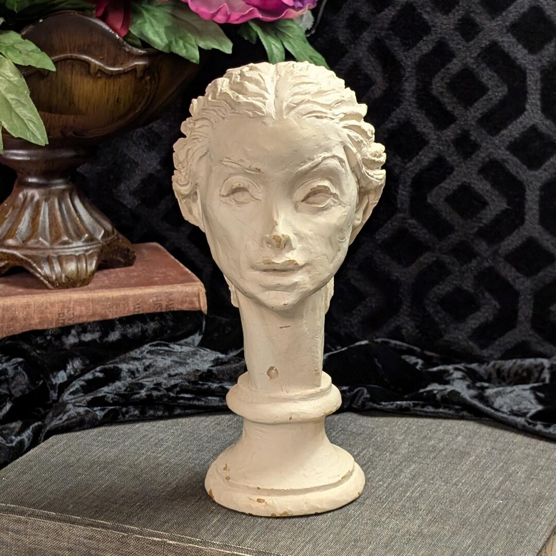 RARE Fred Press Vintage Mid Century Bust Sculpture, Goddess Circe as ...