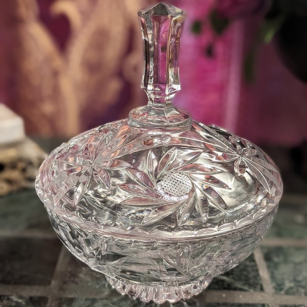 Crystal Candy Dish - Etsy