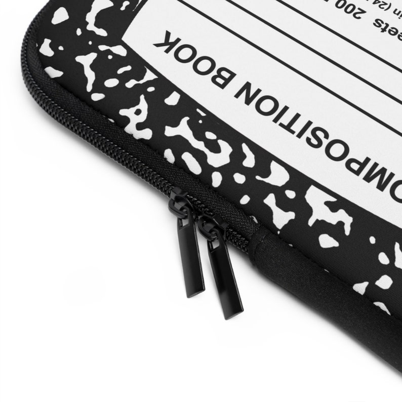 Composition Book Laptop Sleeve | Neoprene Notebook Cover - Etsy