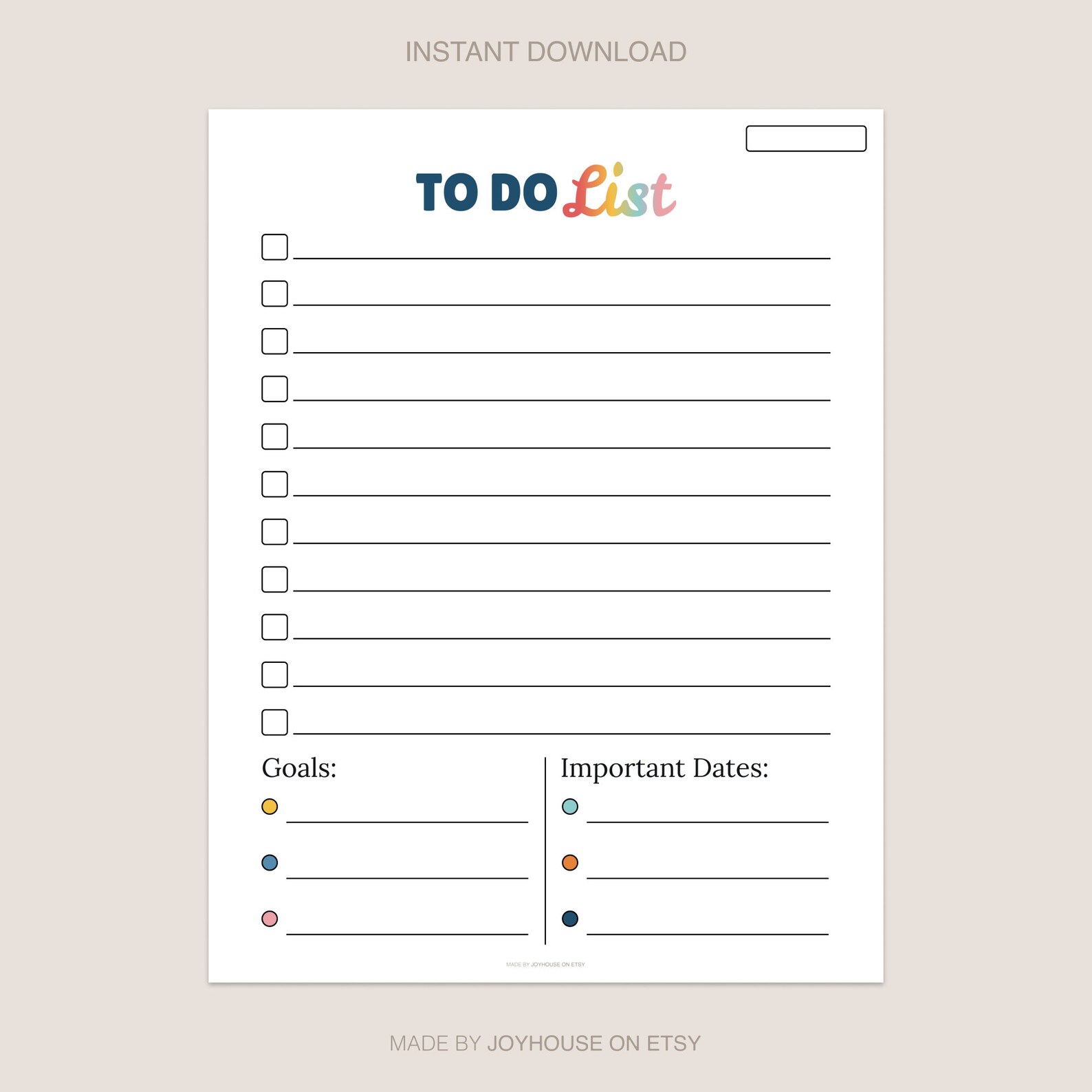 Chore Chart for Kids, Kids Chores, Chore Chart Printable, to Do List ...