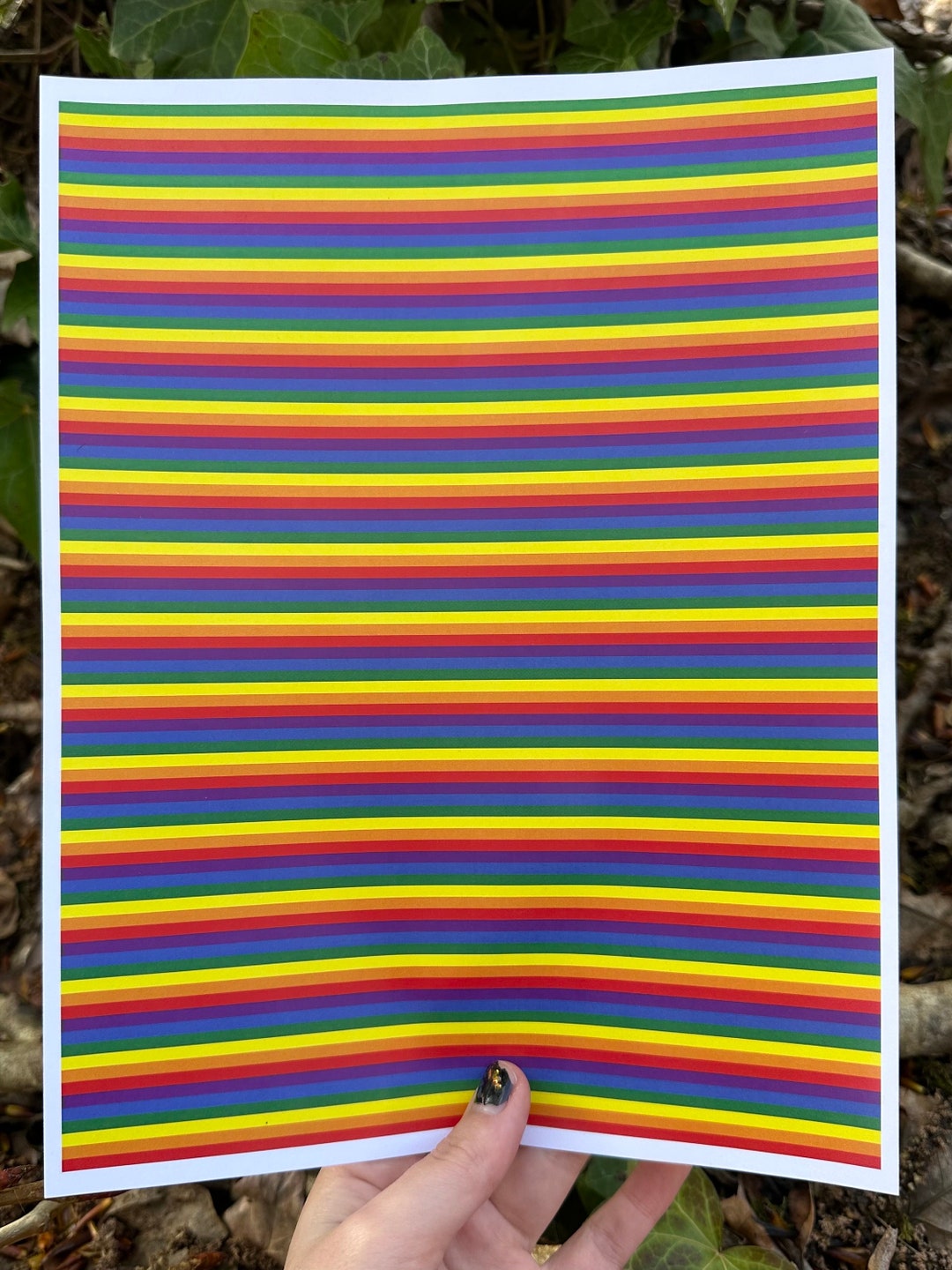 Gay Pride Flag Paper - Etsy