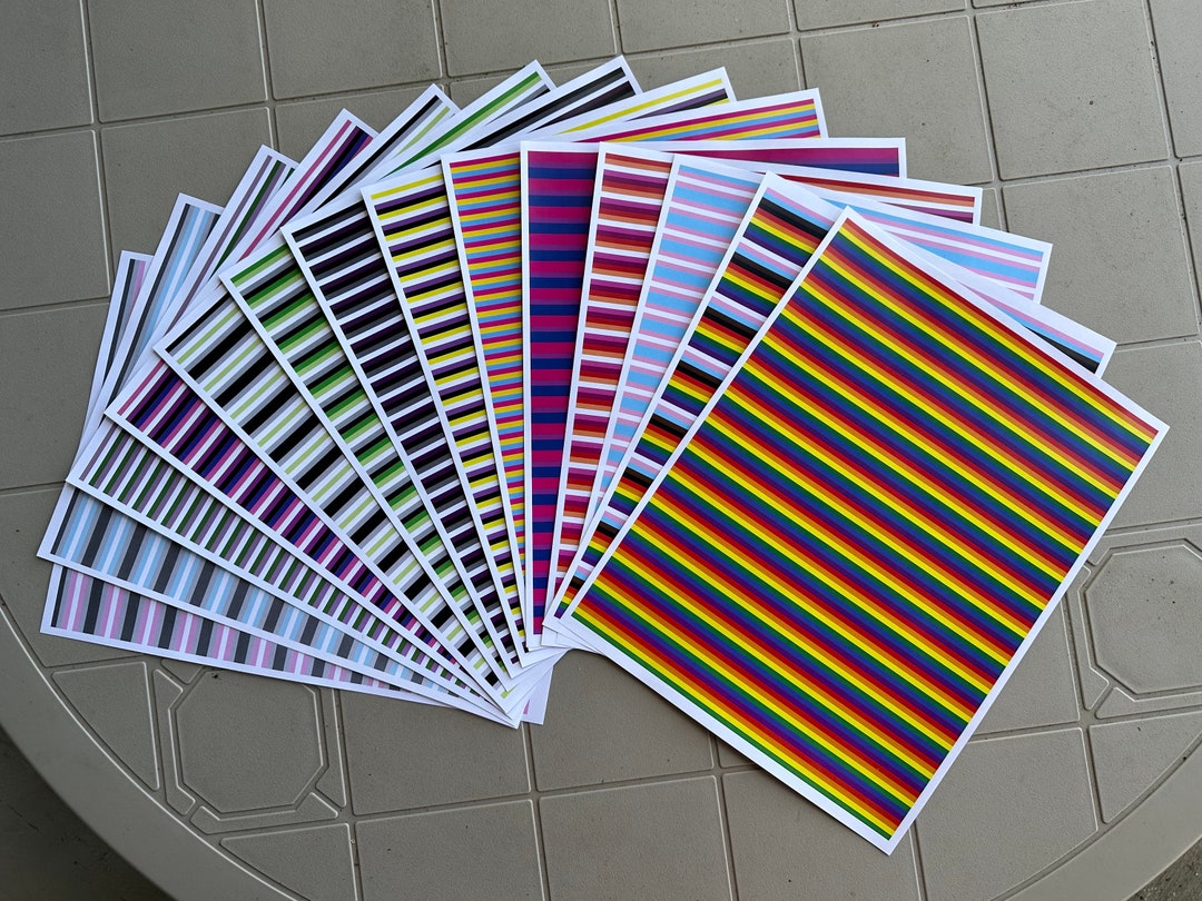 Pride Flag Paper Full Set - Etsy