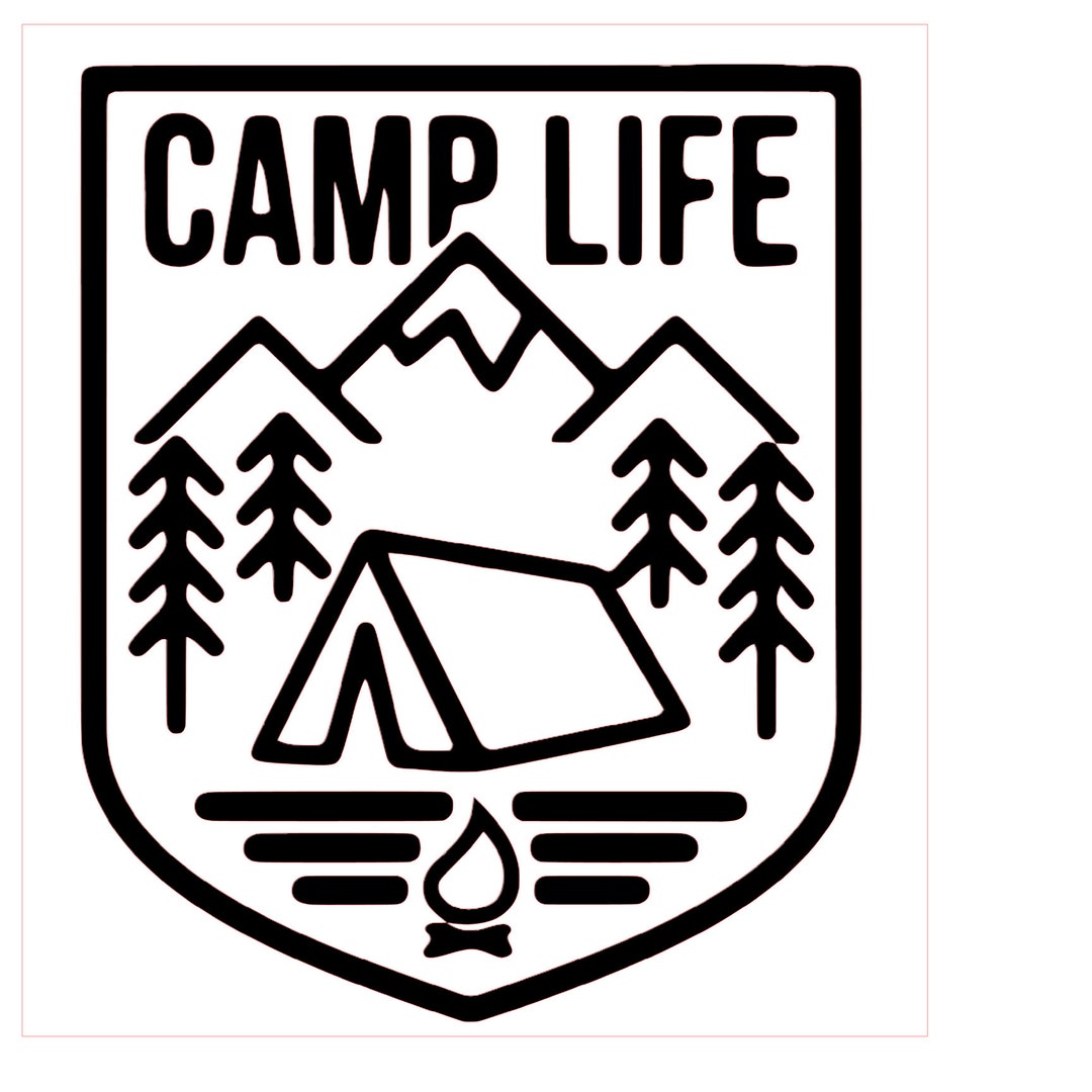 Camp Life Decal - Etsy