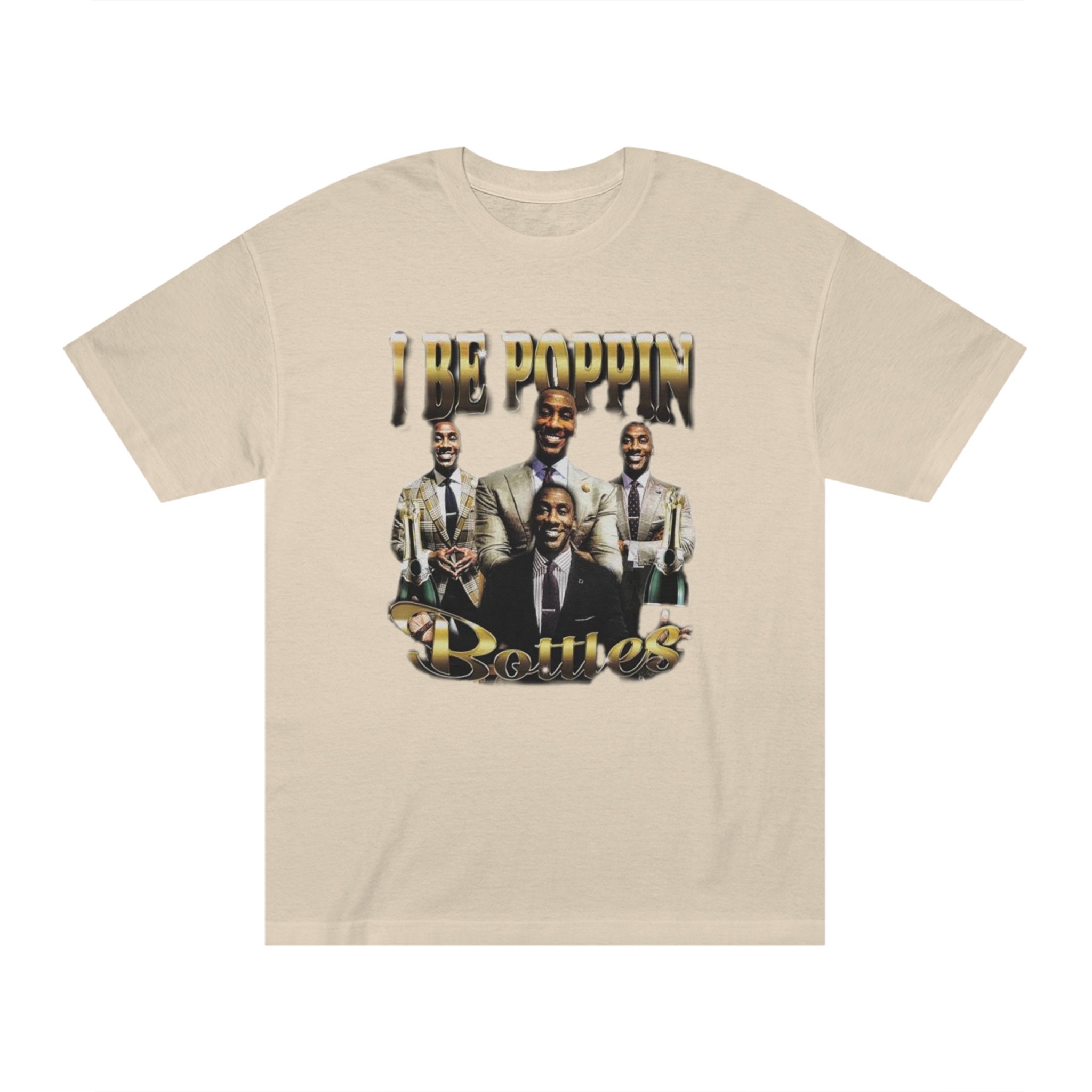 Shannon Sharpe I Be Poppin Bottles Shirt Hoodie Tank Top Etsy Uk