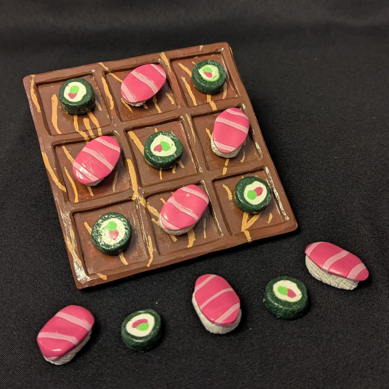 Clay Tic Tac Toe Board - Etsy