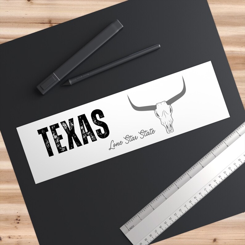 Texas, Lone Star State, Bumper Sticker, Car Sticker, Bigger Than ...
