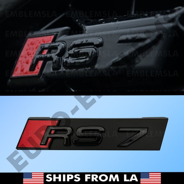 Audi Rs7 Black Emblem - Etsy