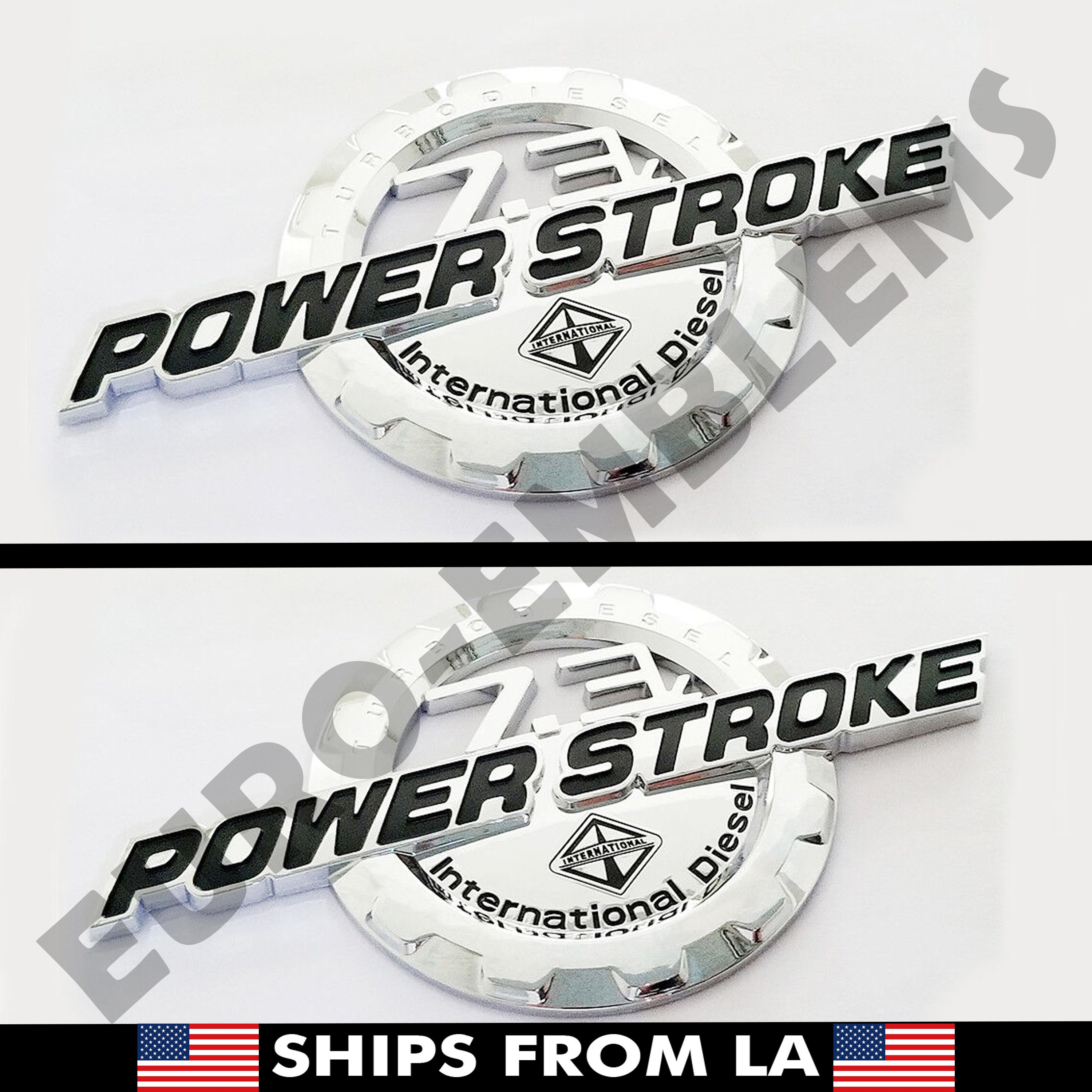 Custom Chrome Badge Emblem