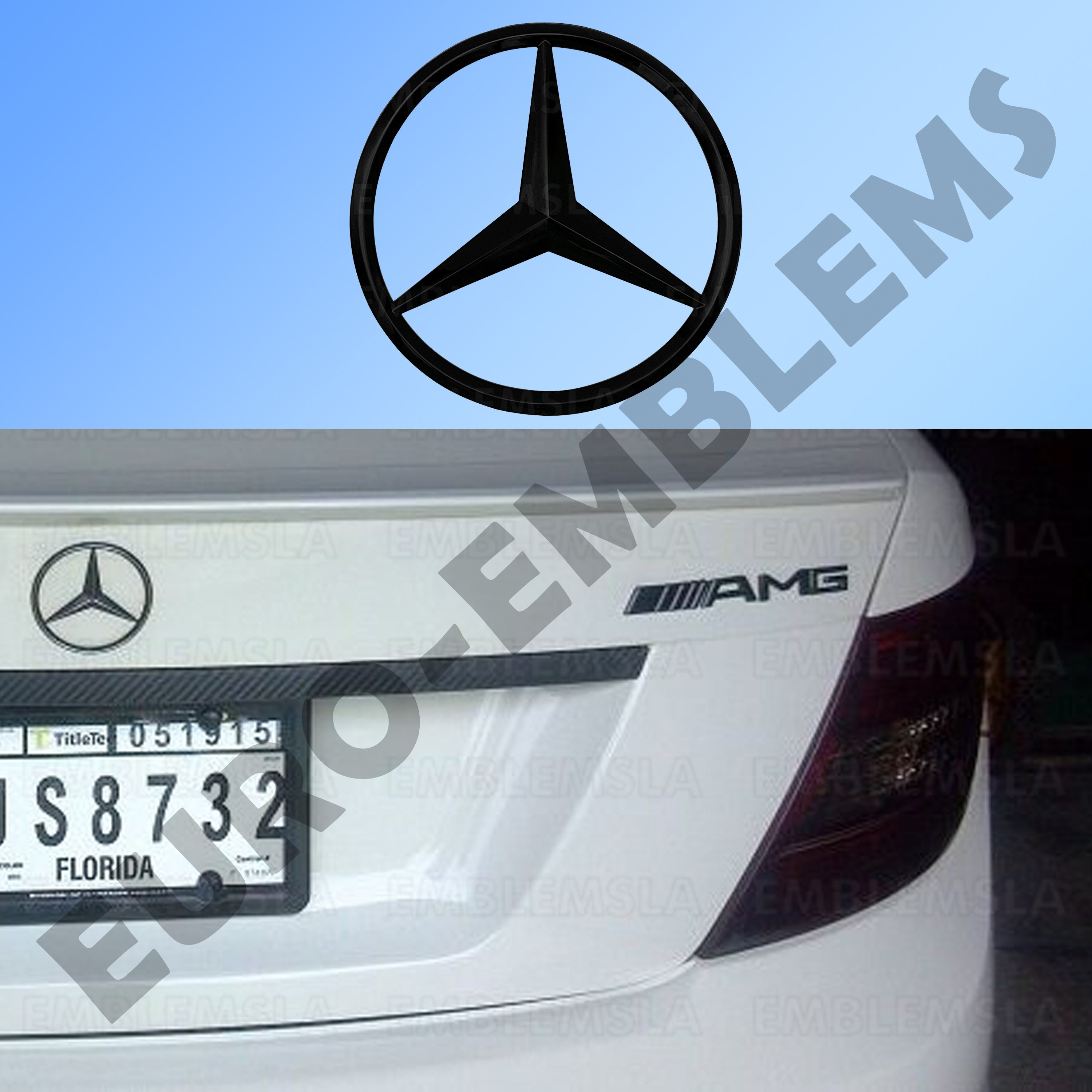 GT63S AMG Star Emblem V8 Biturbo 4matic Combo Set Badge - Etsy