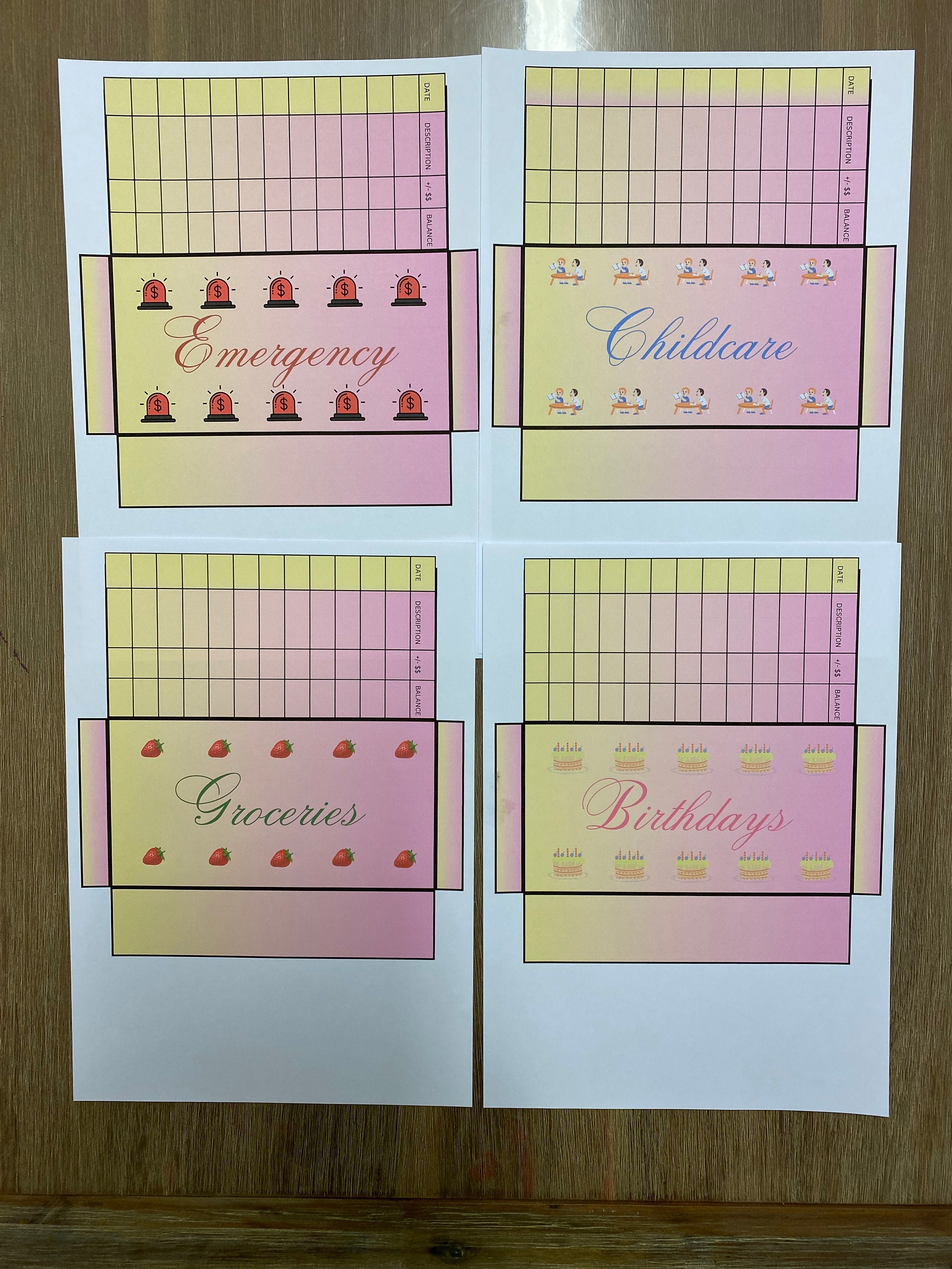 Printable Cash Envelopes. 20 Different Categories. Budget Your Cash and ...