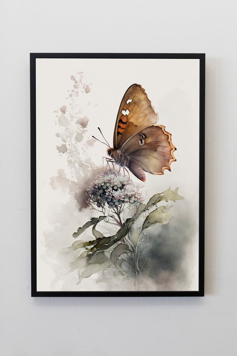 Butterfly Print, Digital Prints, Printable Wall Art, Nature Print ...