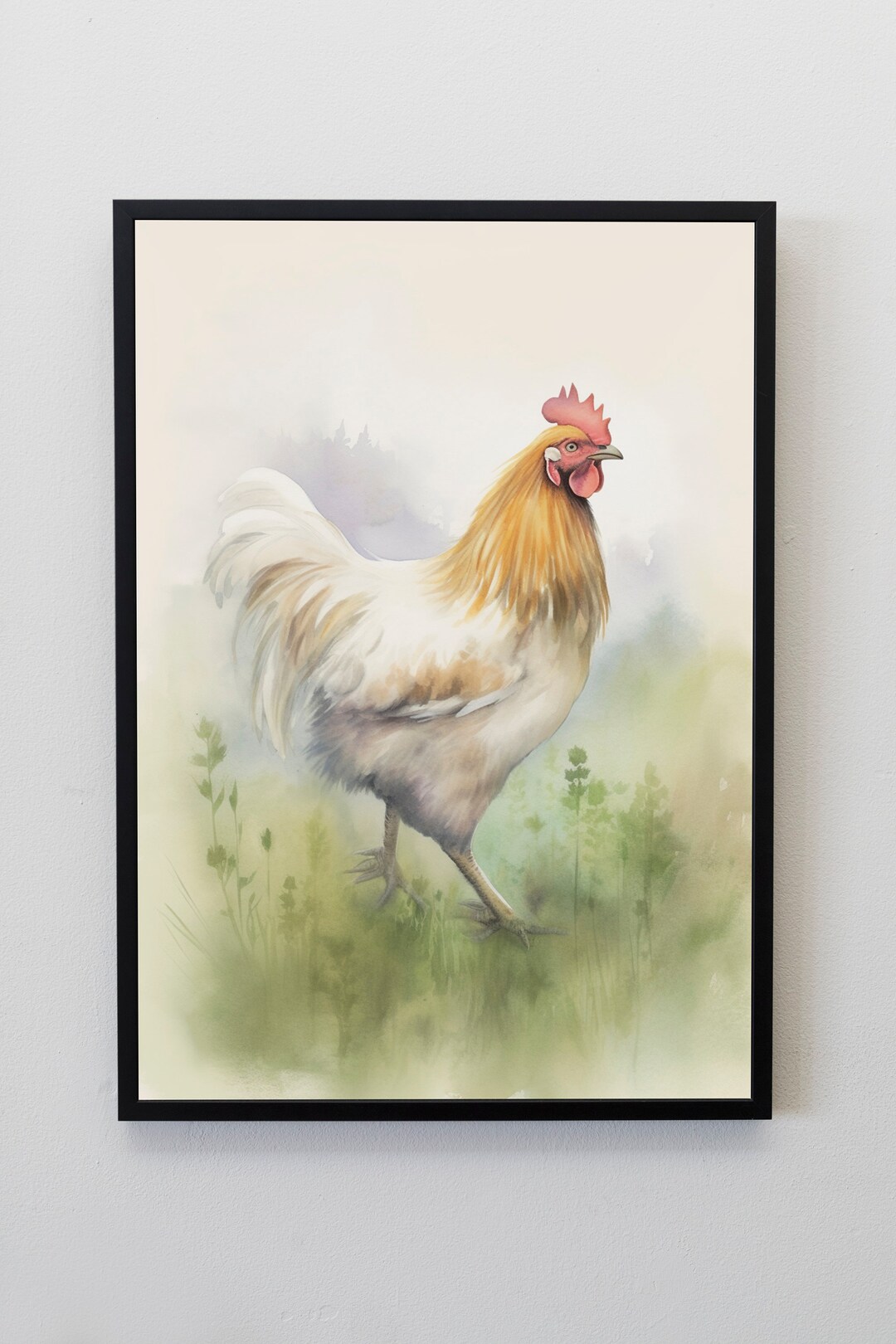 Chicken Prints, Digital Prints, Printable Wall Art, Nature Print ...