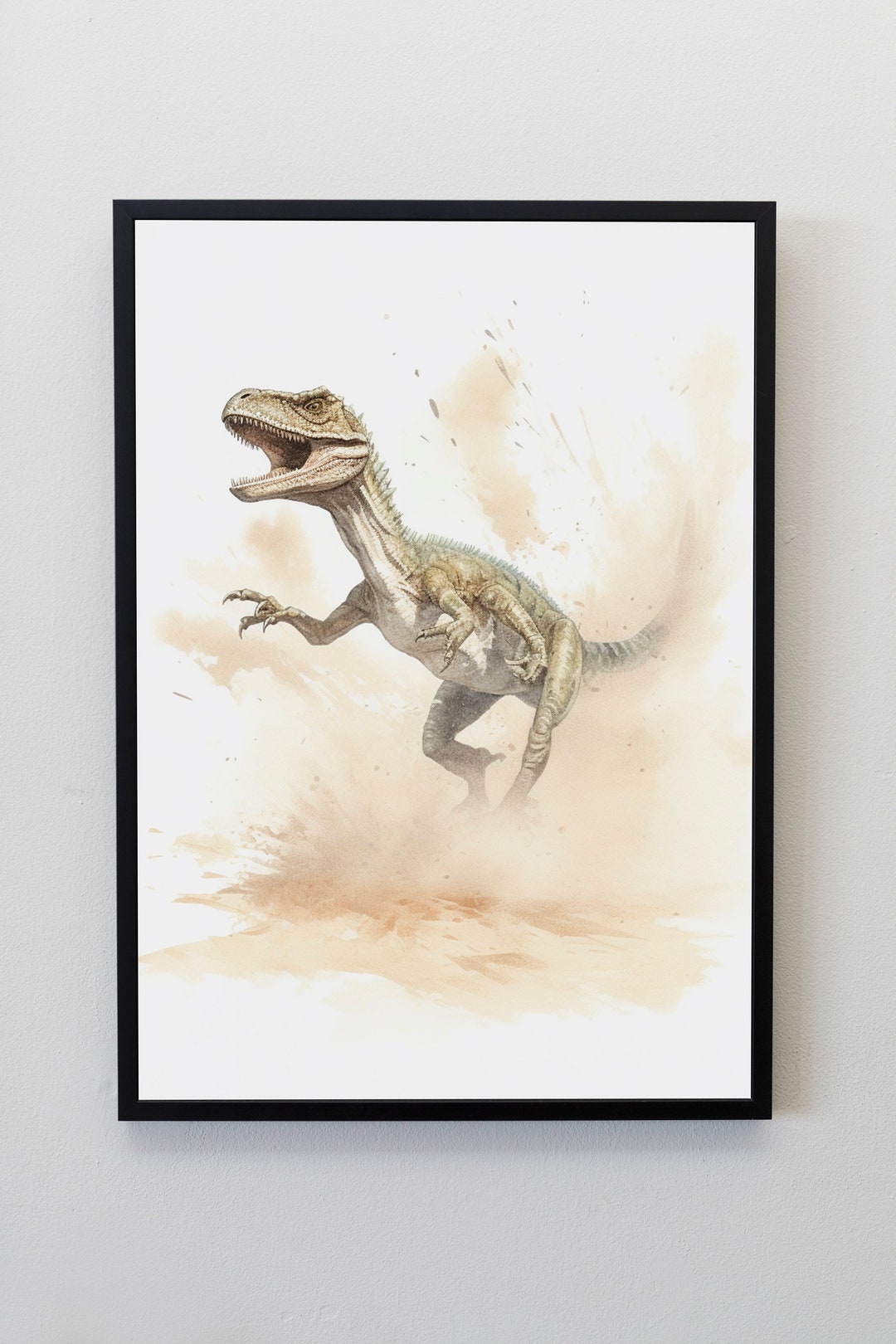 Dinosaur Prints, Digital Prints, Printable Wall Art, Nature Print ...