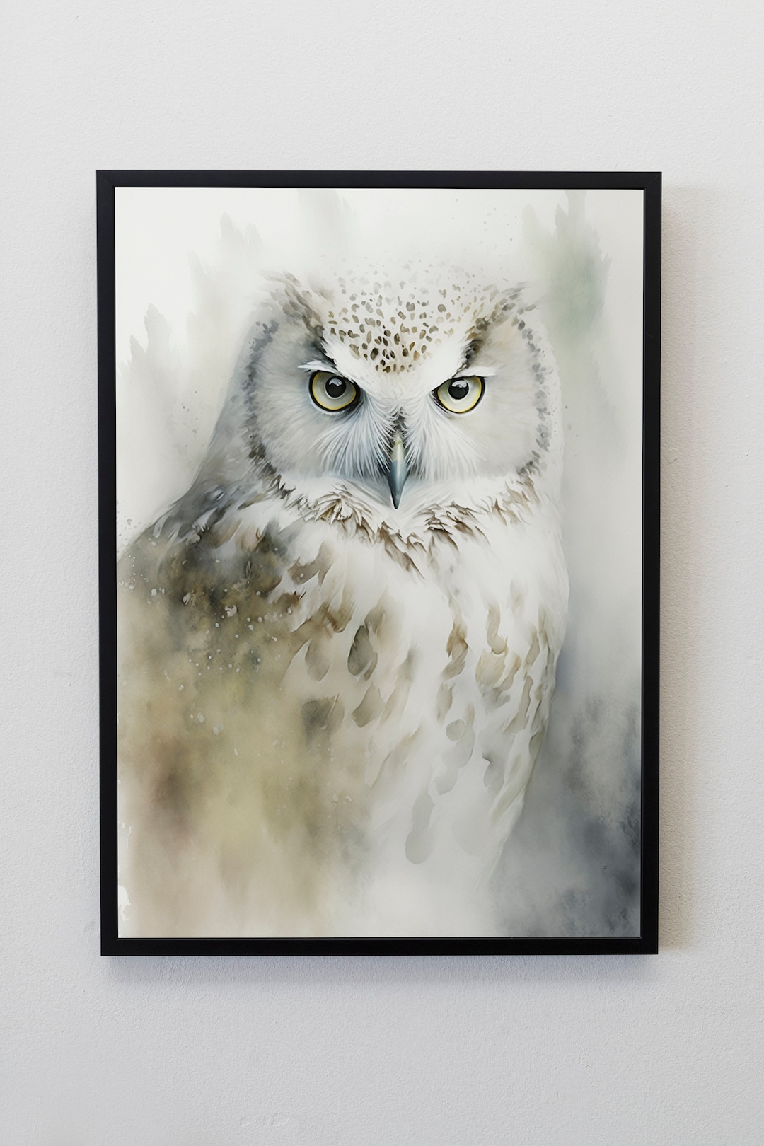 Snowy Owl Prints, Digital Prints, Printable Wall Art, Nature Print ...