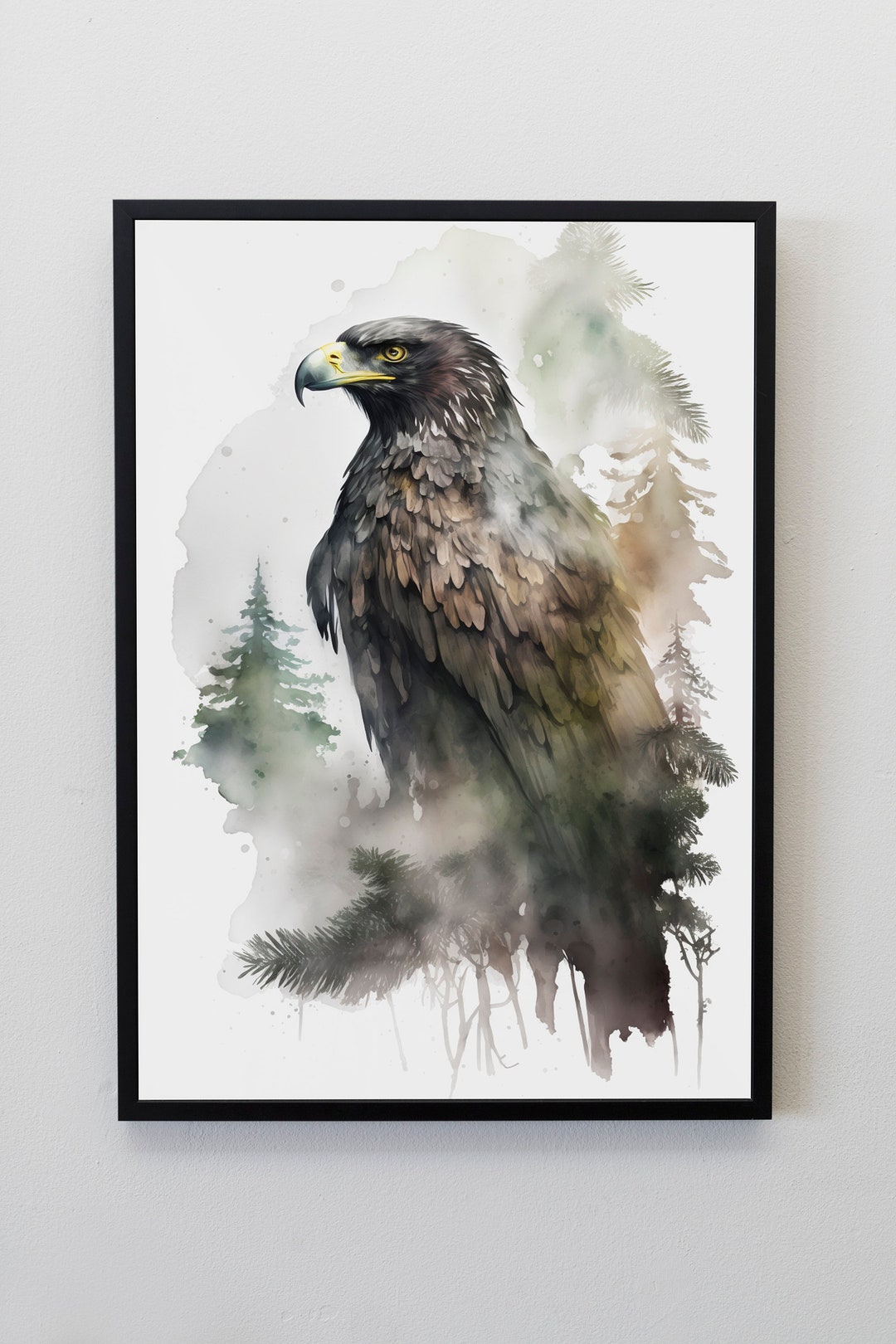 Eagle Prints, Digital Prints, Printable Wall Art, Nature Print, Natural ...