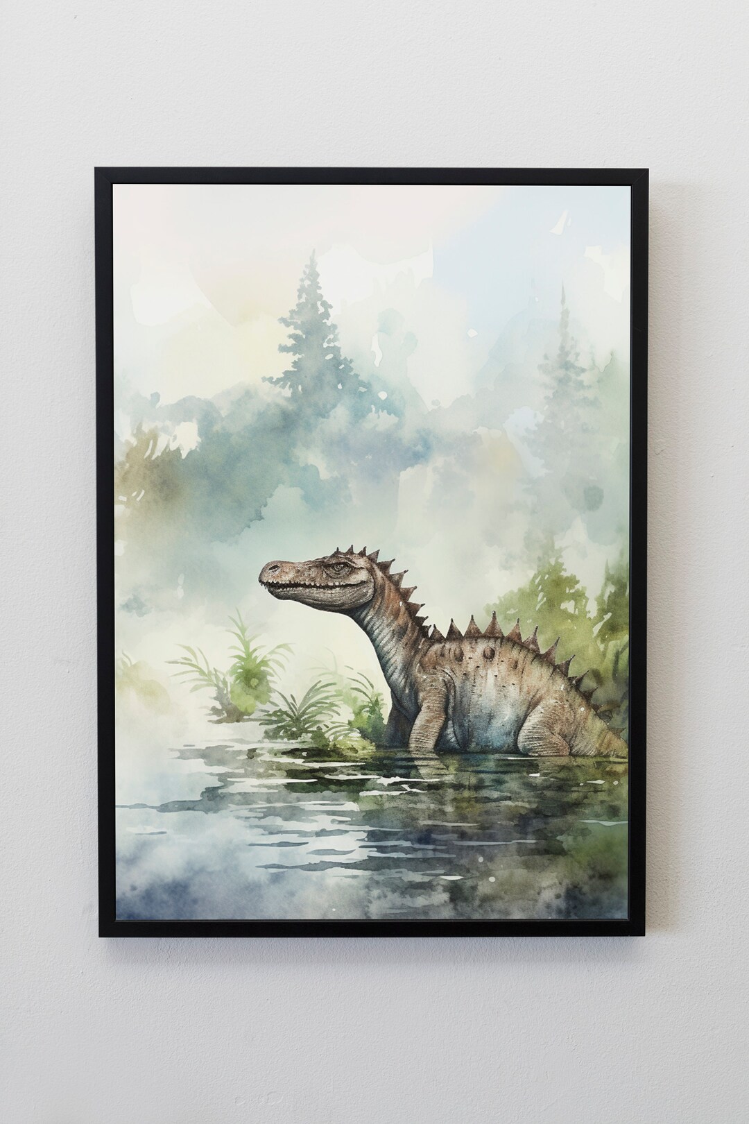 Dinosaur Prints, Digital Prints, Printable Wall Art, Nature Print ...