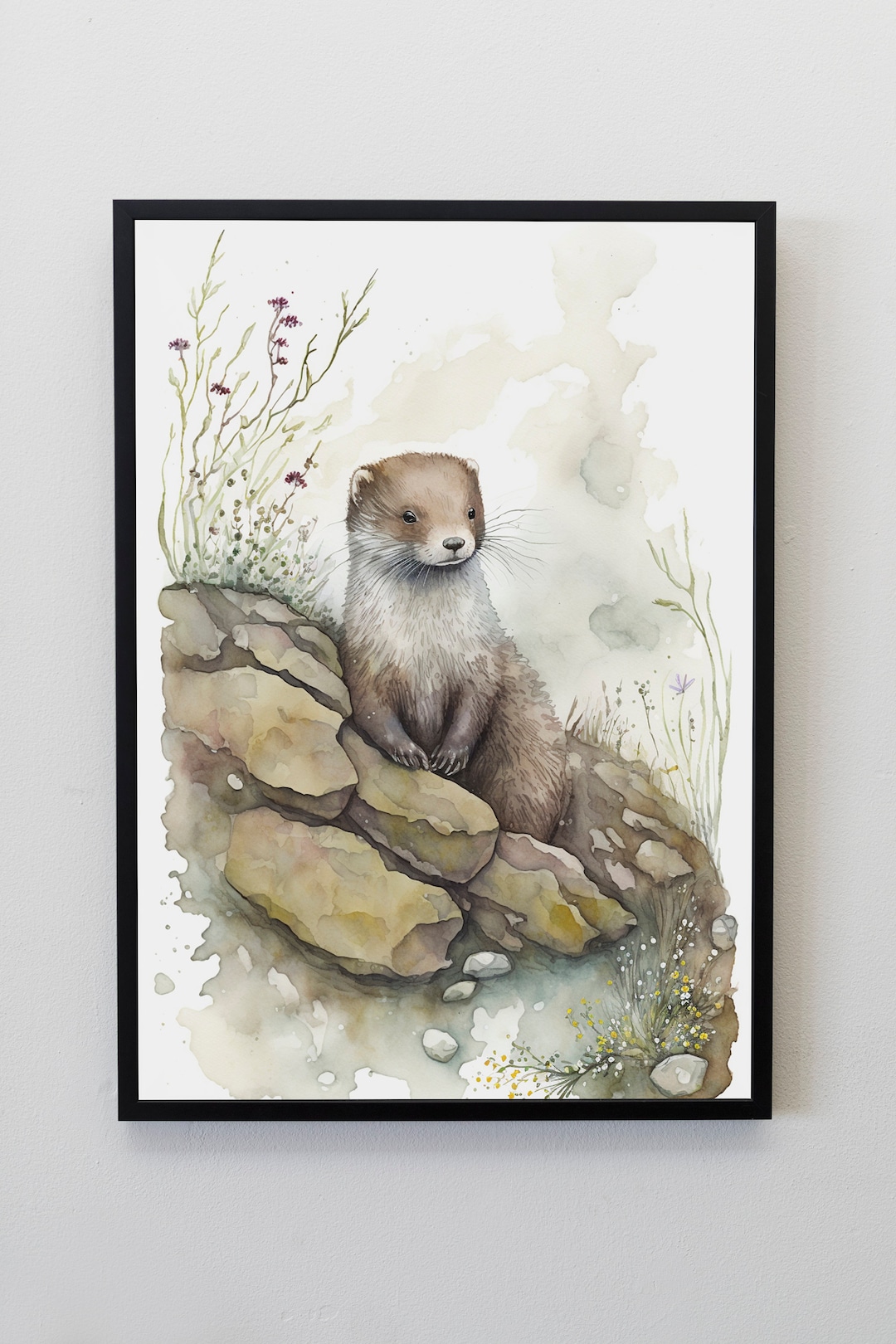 Mink Prints, Digital Prints, Printable Wall Art, Nature Print, Natural ...