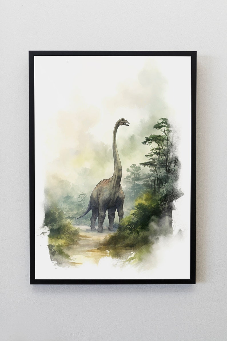 Dinosaur Prints, Digital Prints, Printable Wall Art, Nature Print ...