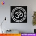 Om Wall Decor Laser-cut DXF File for Glowforge and CNC Machines Aum ...