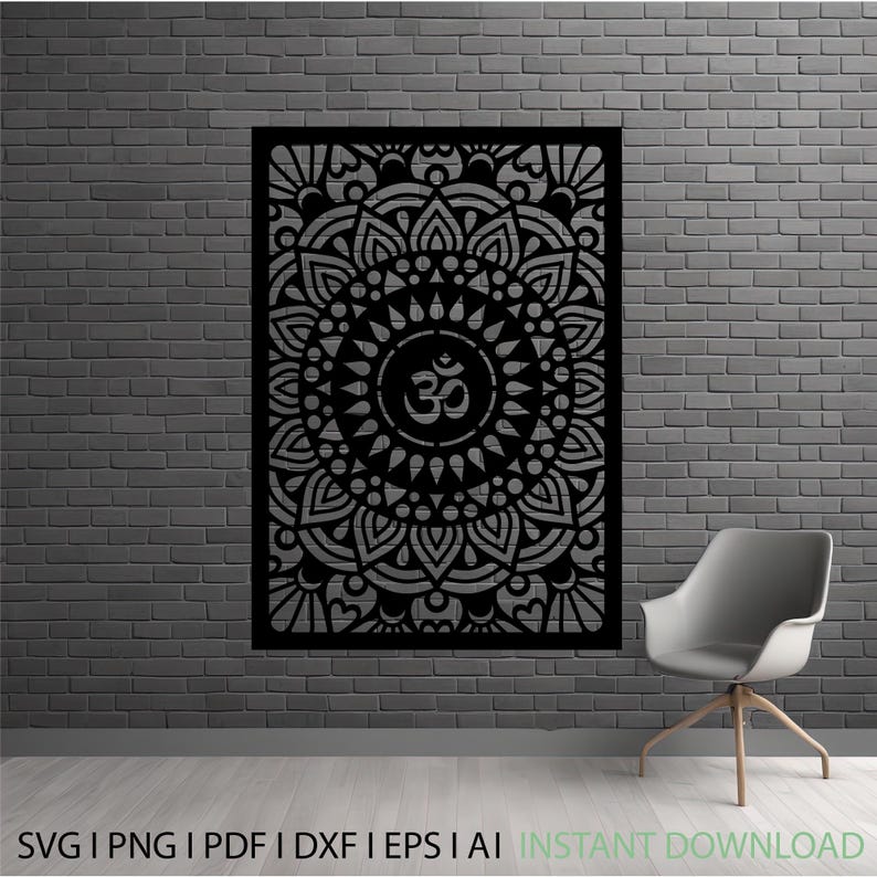 Aum Symbol SVG DXF Bundle | 20 Meditation Yoga Cut Files (digital ...