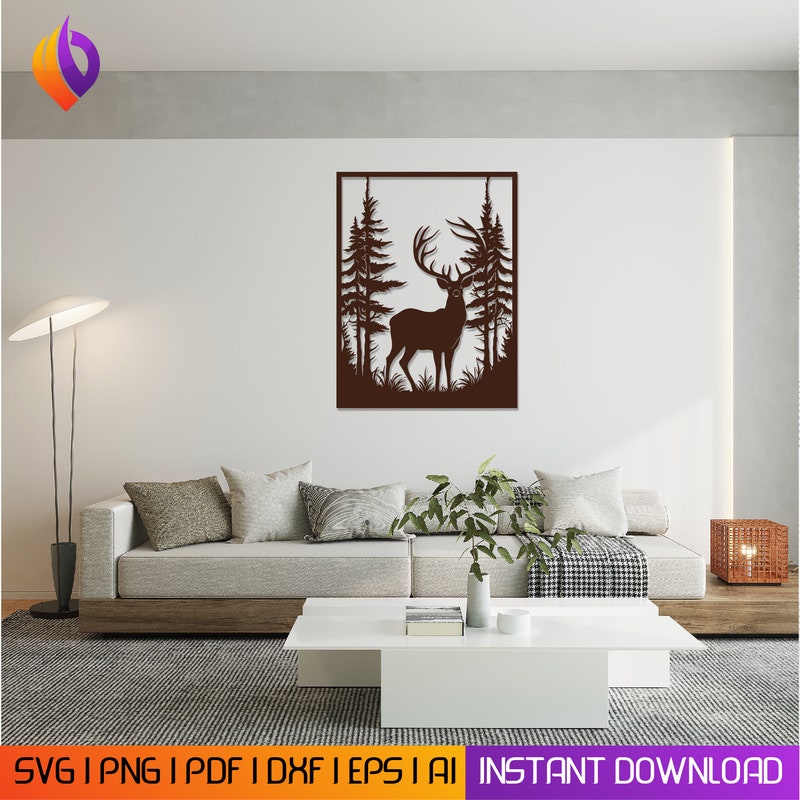 Deer Head Dxf Plasma - Etsy