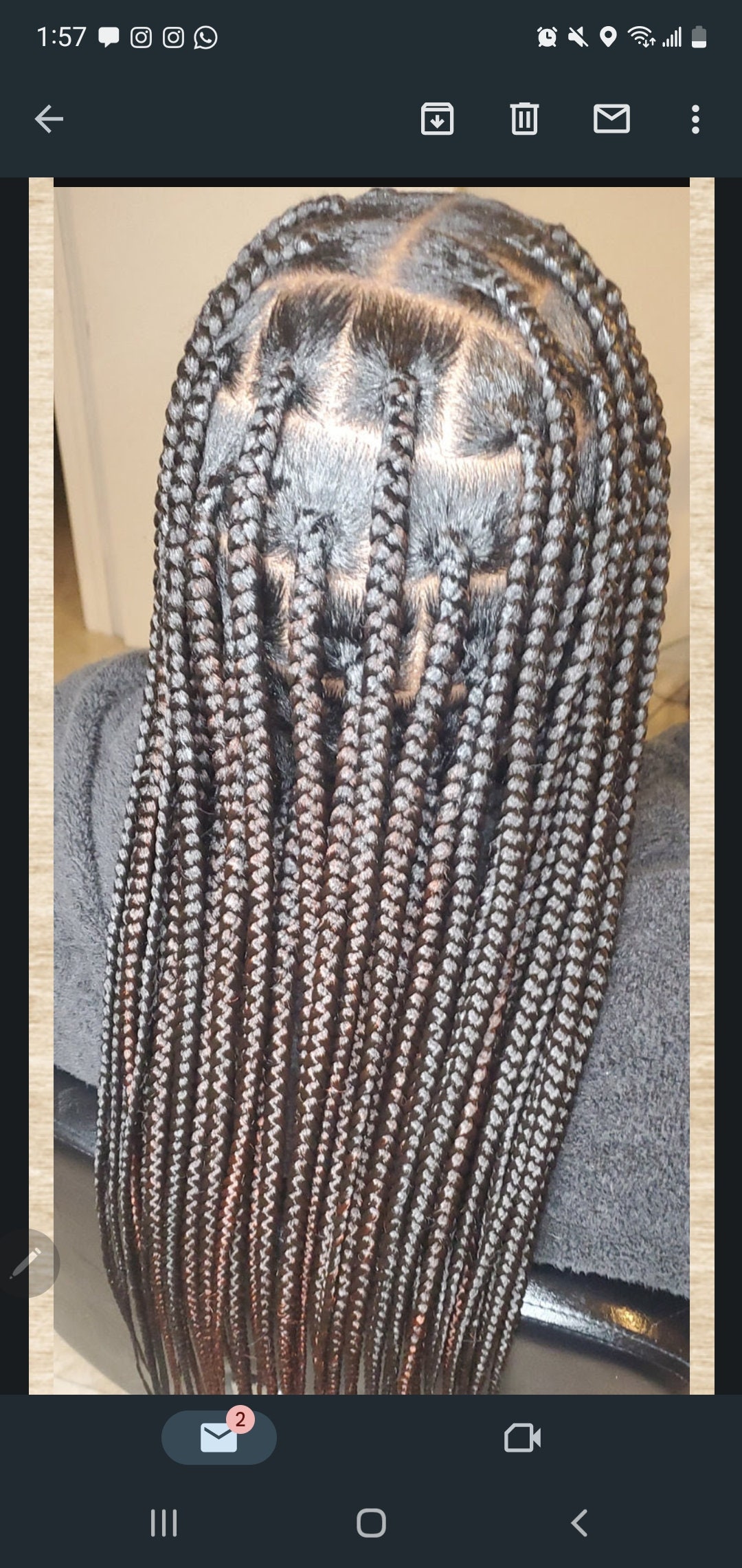 Nicki Minaj Box Braids