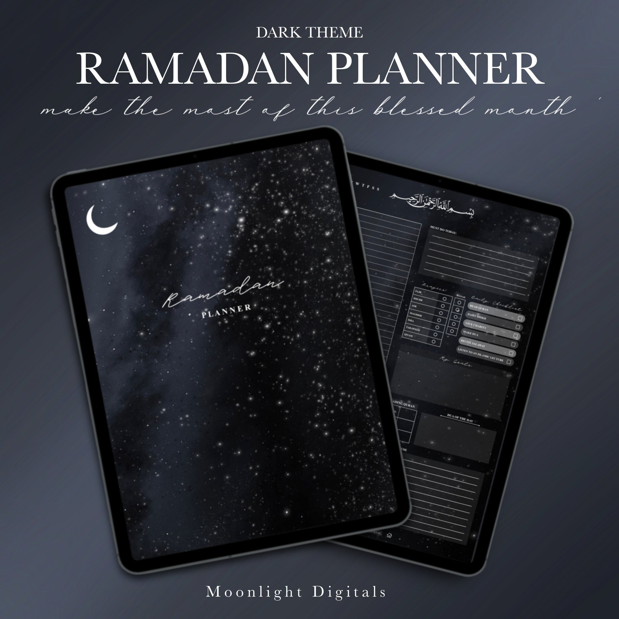 2025 Ramadan Planner, Digital Ramadan Planner, Ramadan Planner, Ramadan ...