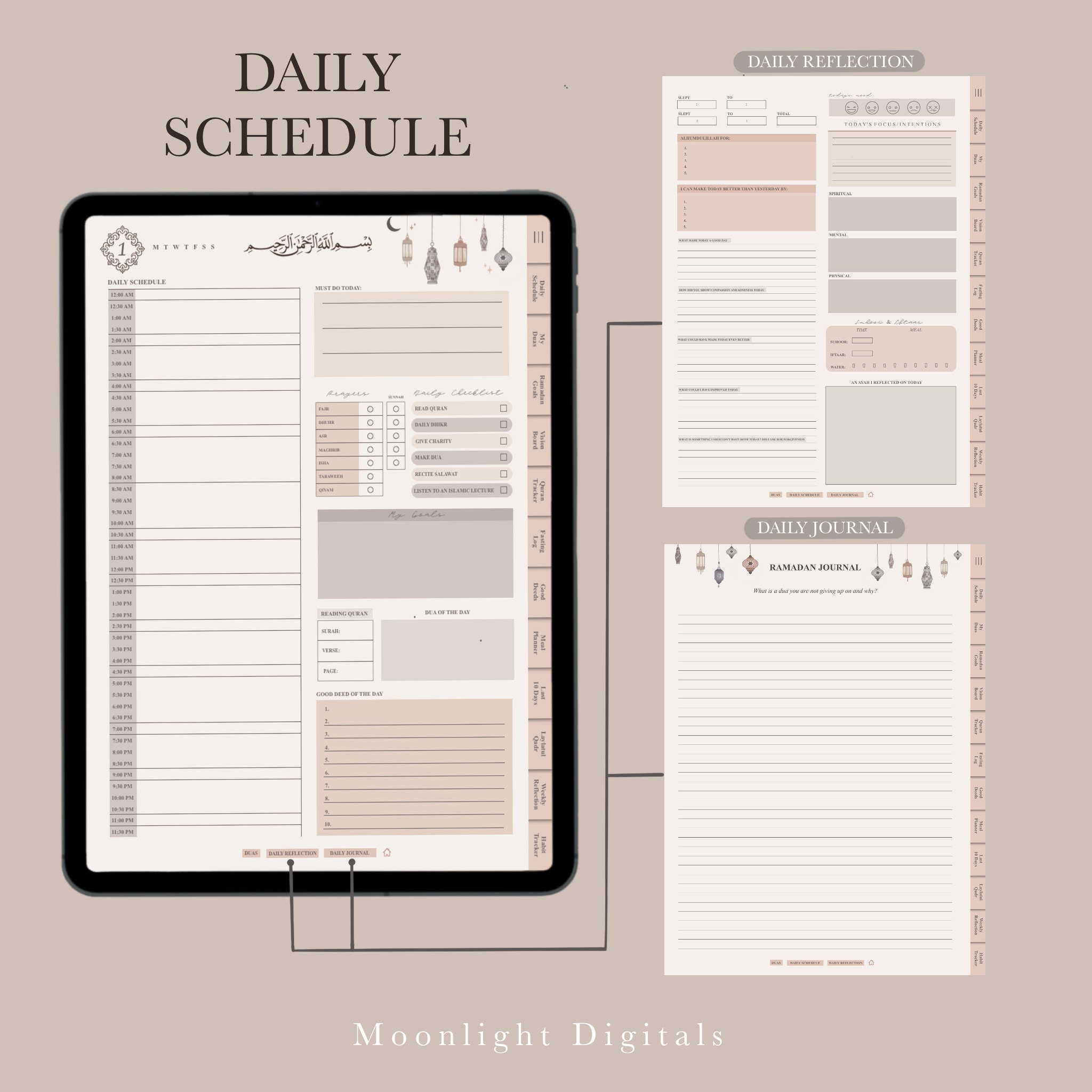 2024 Ramadan Planner, Digital Ramadan Planner, Ramadan Planner, Ramadan ...
