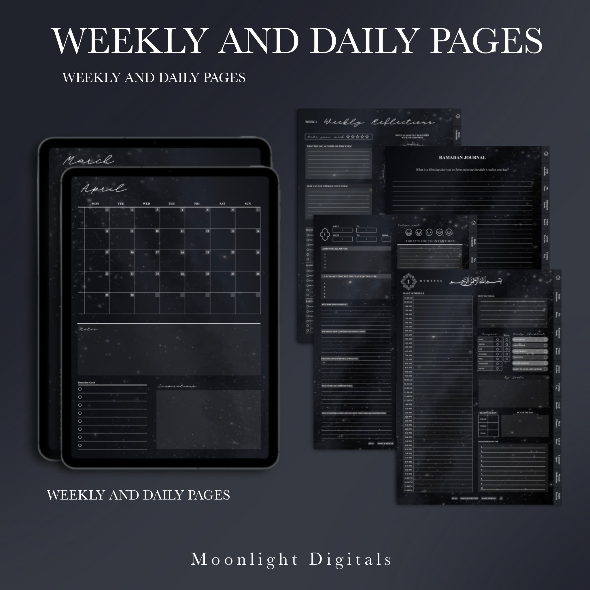 2025 Ramadan Planner, Digital Ramadan Planner, Ramadan Planner, Ramadan ...