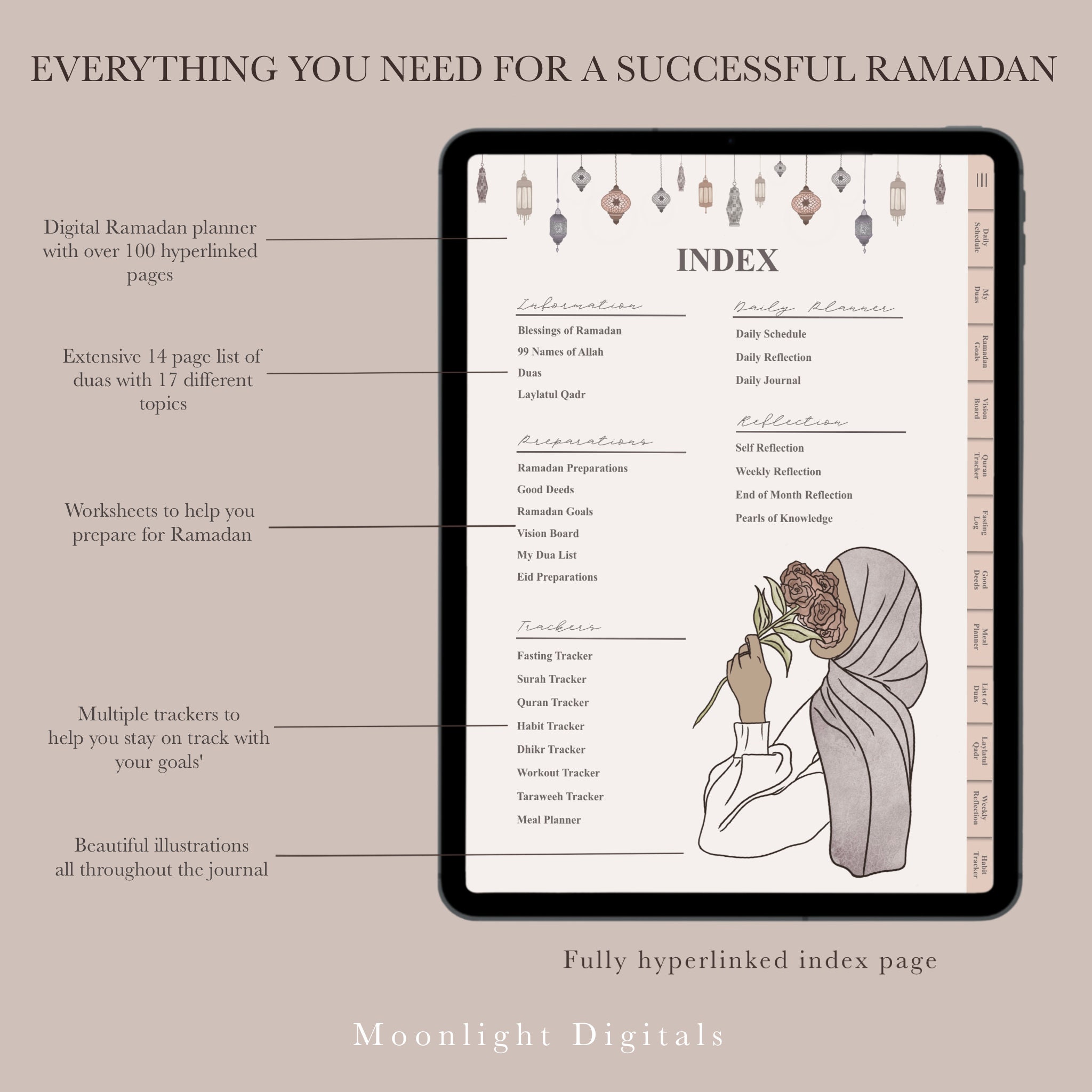 2024 Ramadan Planner, Digital Ramadan Planner, Ramadan Planner, Ramadan ...