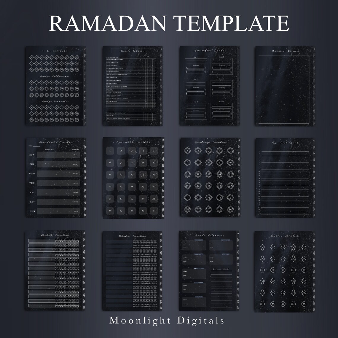 2025 Ramadan Planner, Digital Ramadan Planner, Ramadan Planner, Ramadan ...