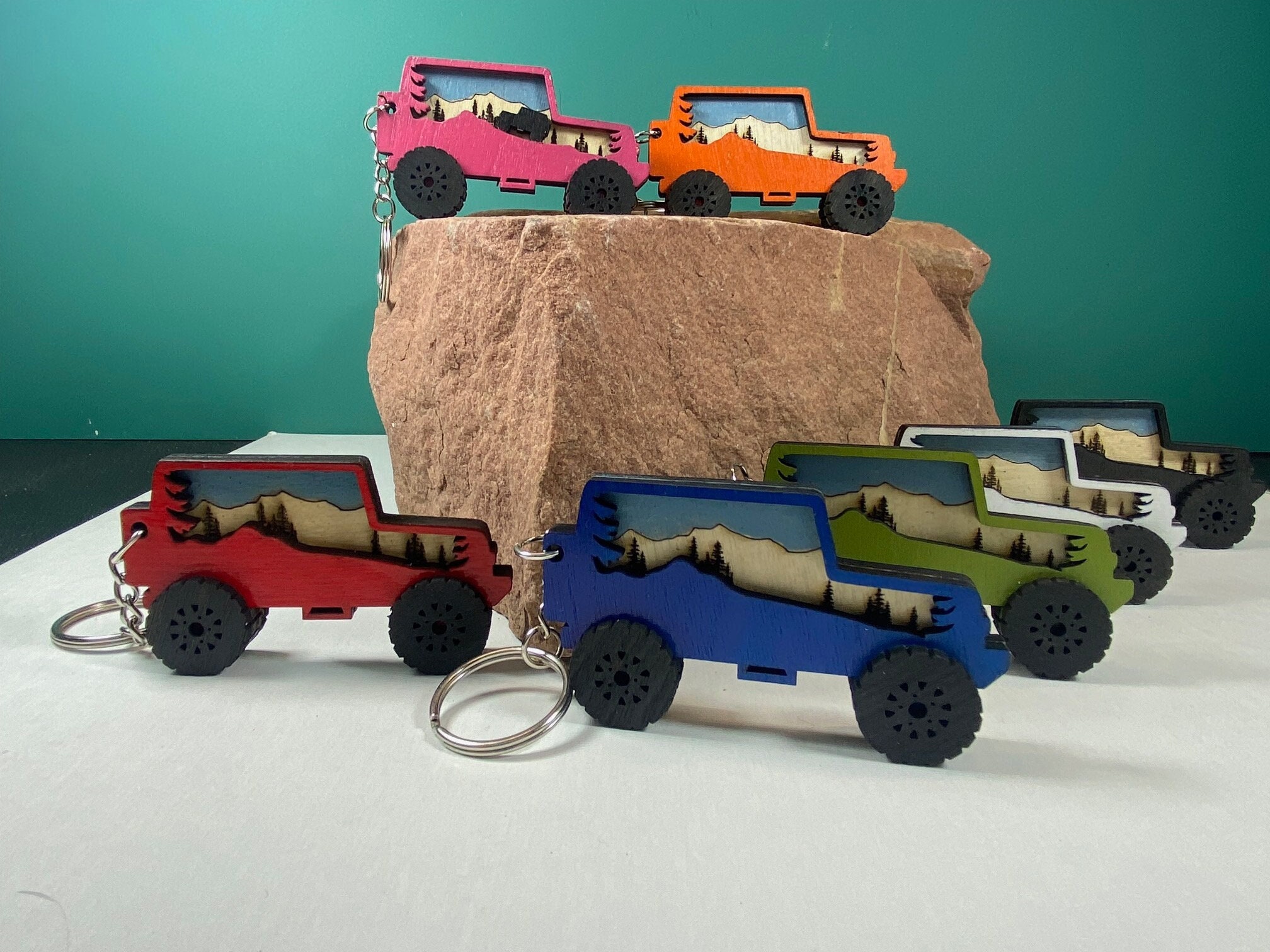 Off Road Laser Cut Keychain. 8 Colors Available - Etsy